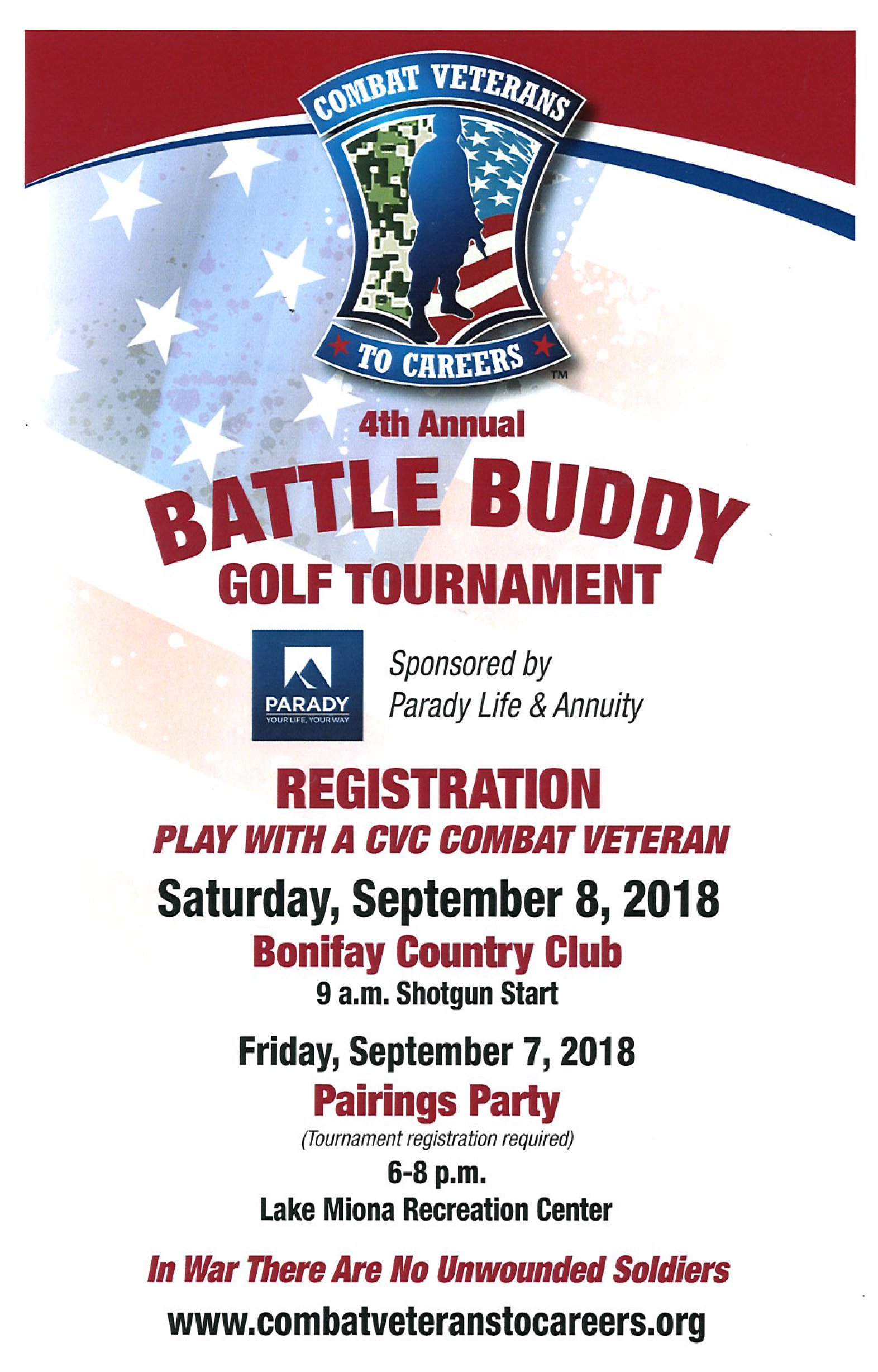 4th Annual Battle Buddy Golf Tournament – Combat Veterans to Careers