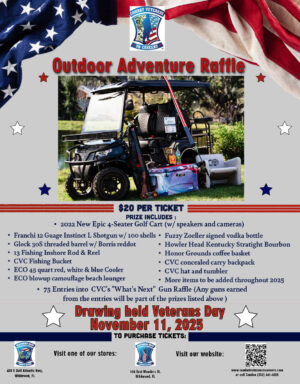 Outdoor Adventure Raffle – Combat Veterans to Careers